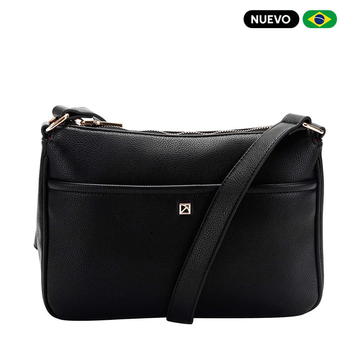 Cartera Cross Body Mujer H21544 Black - Real Plaza
