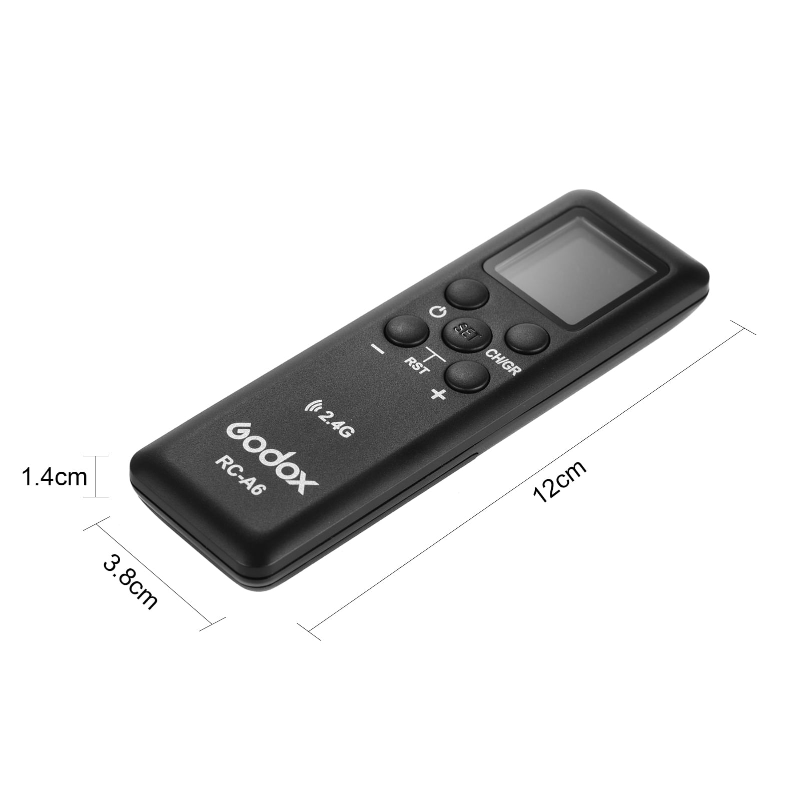 Control remoto RC-A6 2.4GHz Godox D10281 Negro - Real Plaza