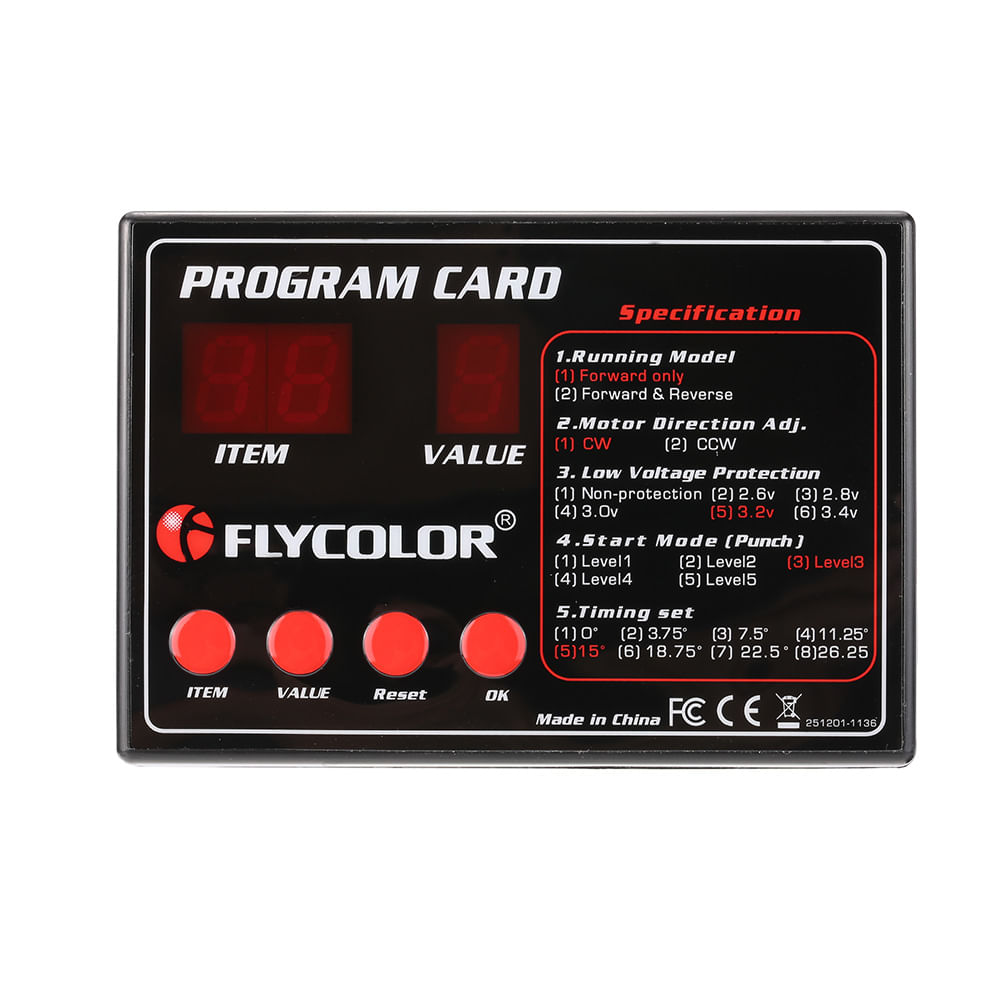 Tarjeta de Programaci n Flycolor RM3956 Negro - Real Plaza