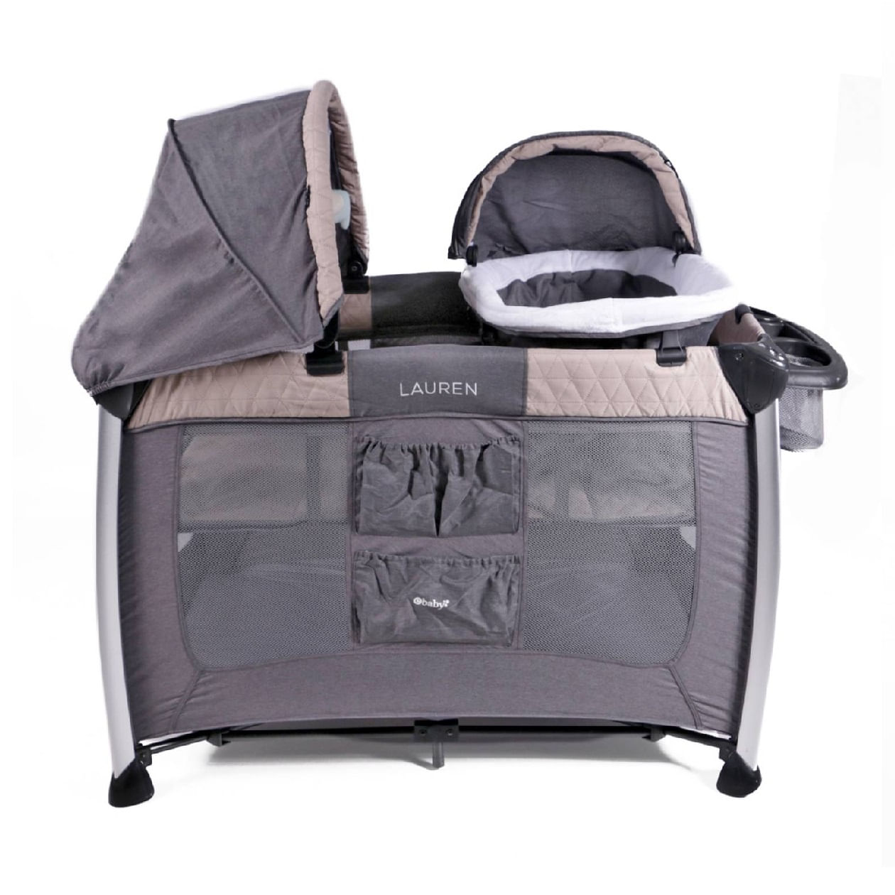 Cuna Corral Ebaby Lauren 730 Beige - Real Plaza