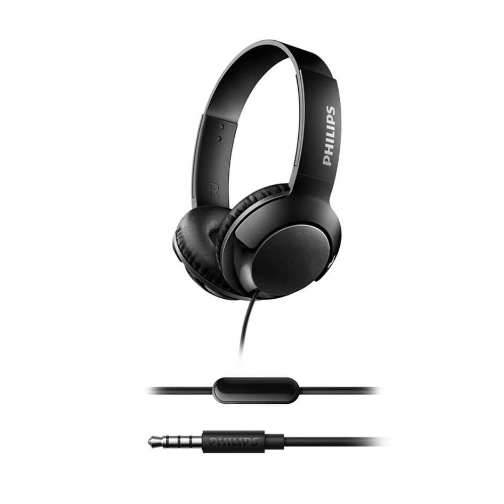 Audífono Philips SHL3075 Bass+ Supraurales Micrófono Color Negro - Real ...
