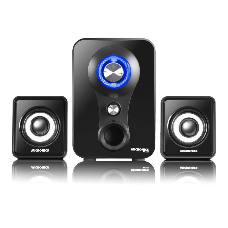 Parlante Mini Woofer 2.1 Micronics Killer S600 - Negro - Real Plaza