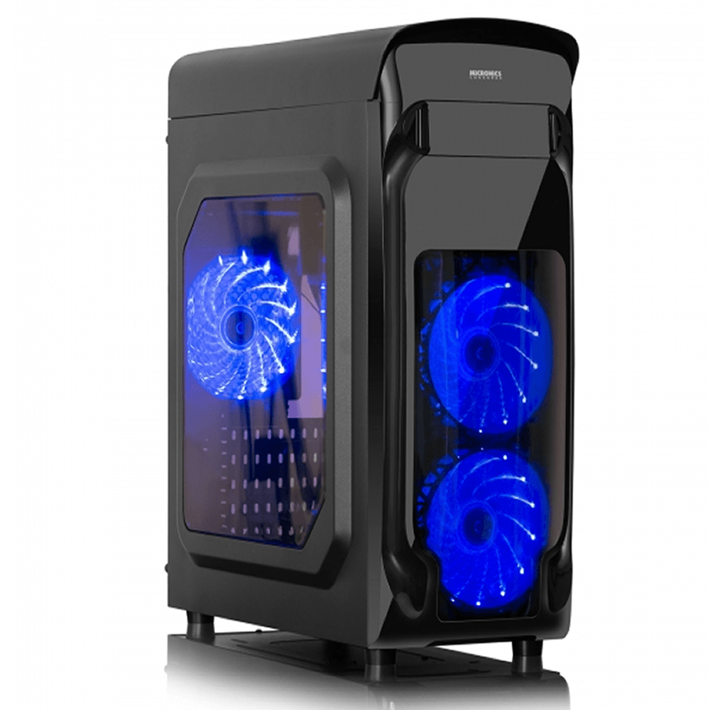 Case Gamer Micronics Concorde Negro - Real Plaza