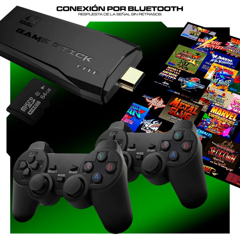 Mini Consola Snes Ps1 Retro 10000 Juegos con 2 Mandos 2.4 Gz - Real Plaza Mini Consola Snes Ps1 Retro 10000 Juegos con 2 Mandos 2.4 Gz - Real Plaza