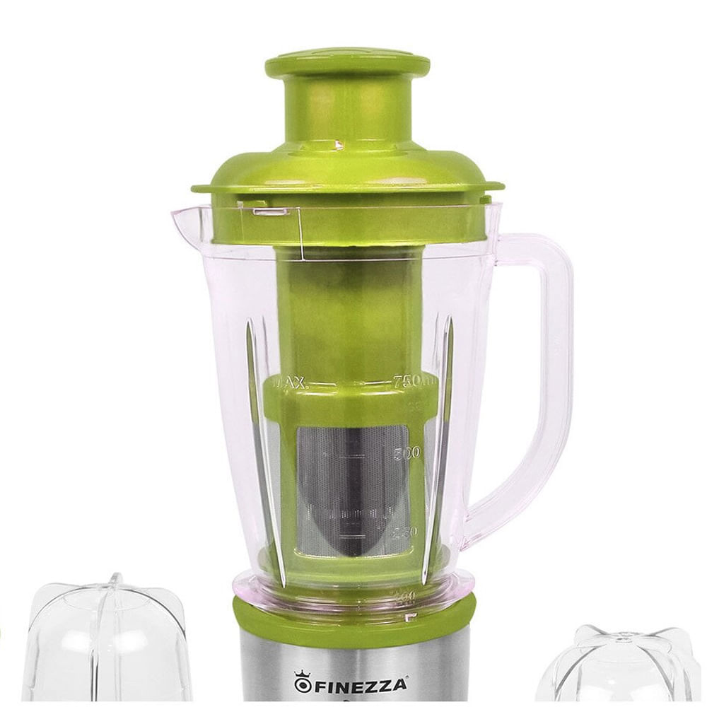 Licuadora Personal Multiusos Mr Magic FINEZZA FZ-3186GR 18 Piezas Verde - Real Plaza