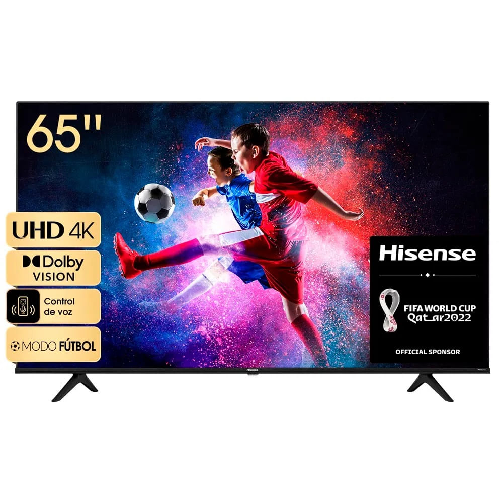 Televisor HISENSE LED 65'' UHD 4K Smart TV 65A6H - Real Plaza