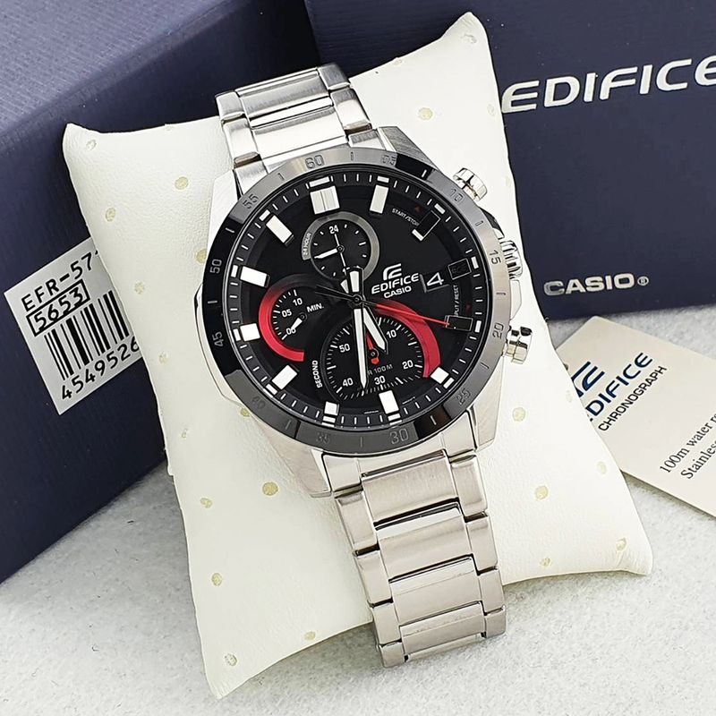 Reloj Casio Edifice EFR-571DB-1A1V para Hombre Fecha Cronómetro ...