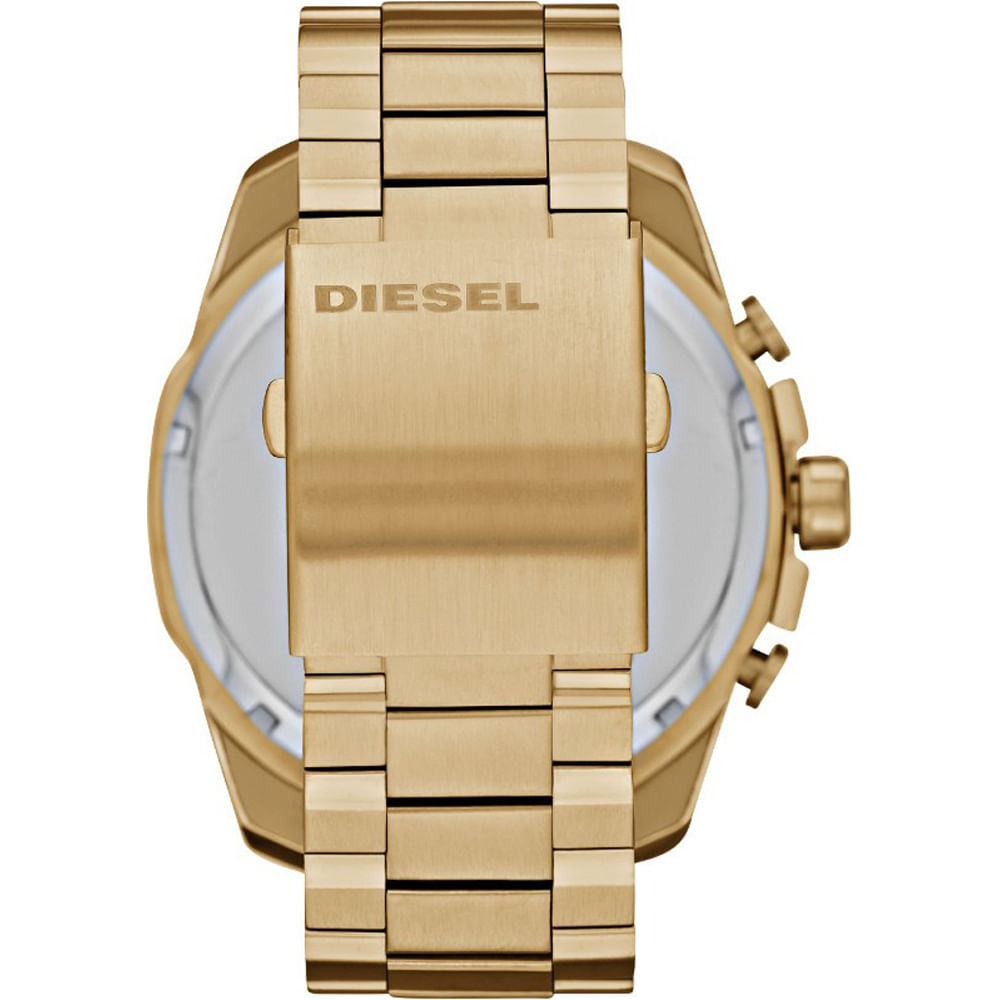 Reloj Cronógrafo Diesel Dz4360 Mega Chief Dorado Hombre - Real Plaza