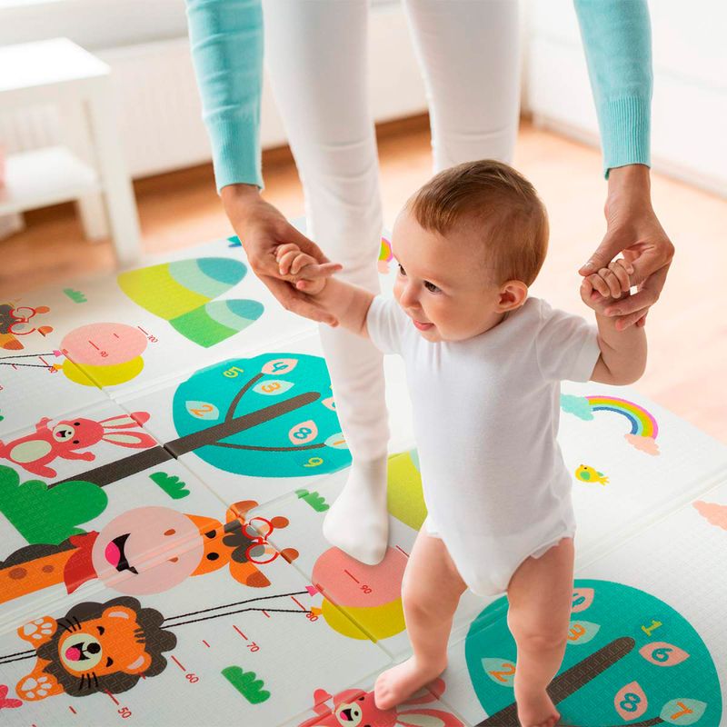 Piso Plegable Reversible para Niños y Bebés 180x200cm Diseño C - Real Plaza