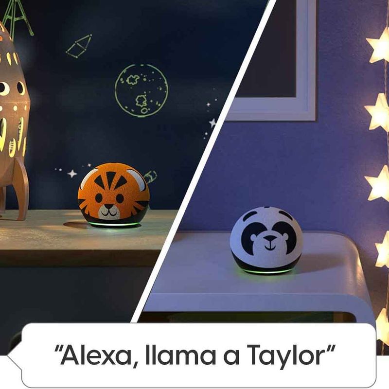 Altavoz inteligente Amazon Echo Dot 4ta generación kids, control de voz ...