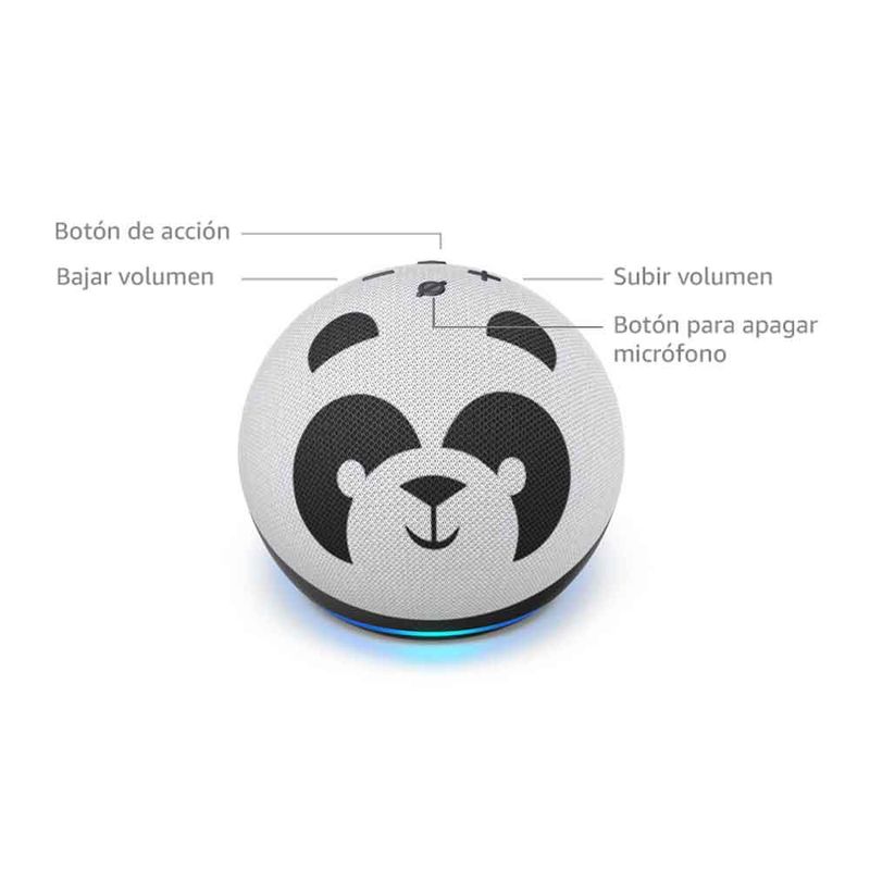 Altavoz inteligente Amazon Echo Dot 4ta generación kids, control de voz ...