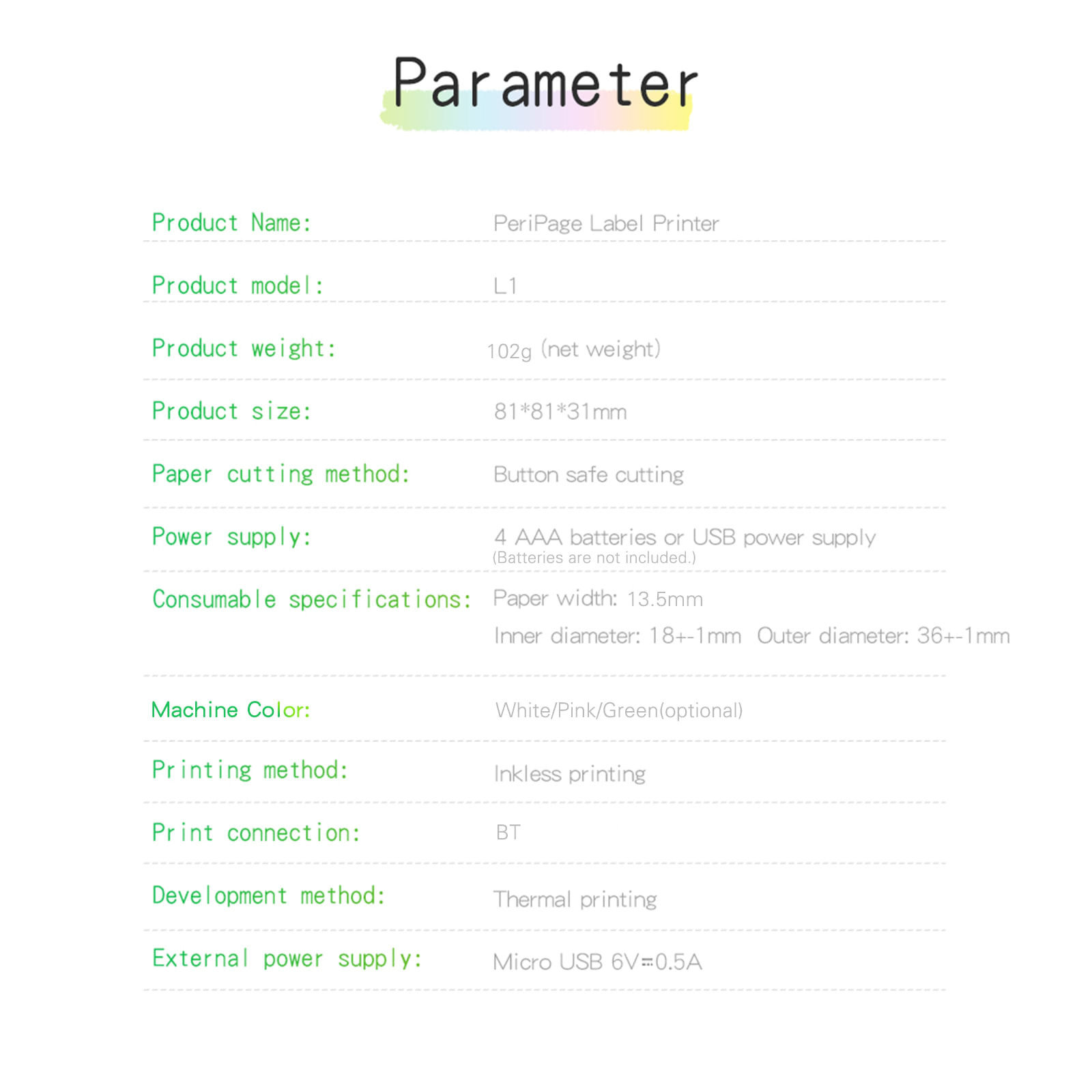 Mini impresora t rmica port til PeriPage OS4412P Rosado - Real Plaza