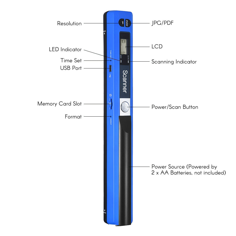 Port til Esc ner inal mbrico Tomtop OS0274BL Azul - Real Plaza