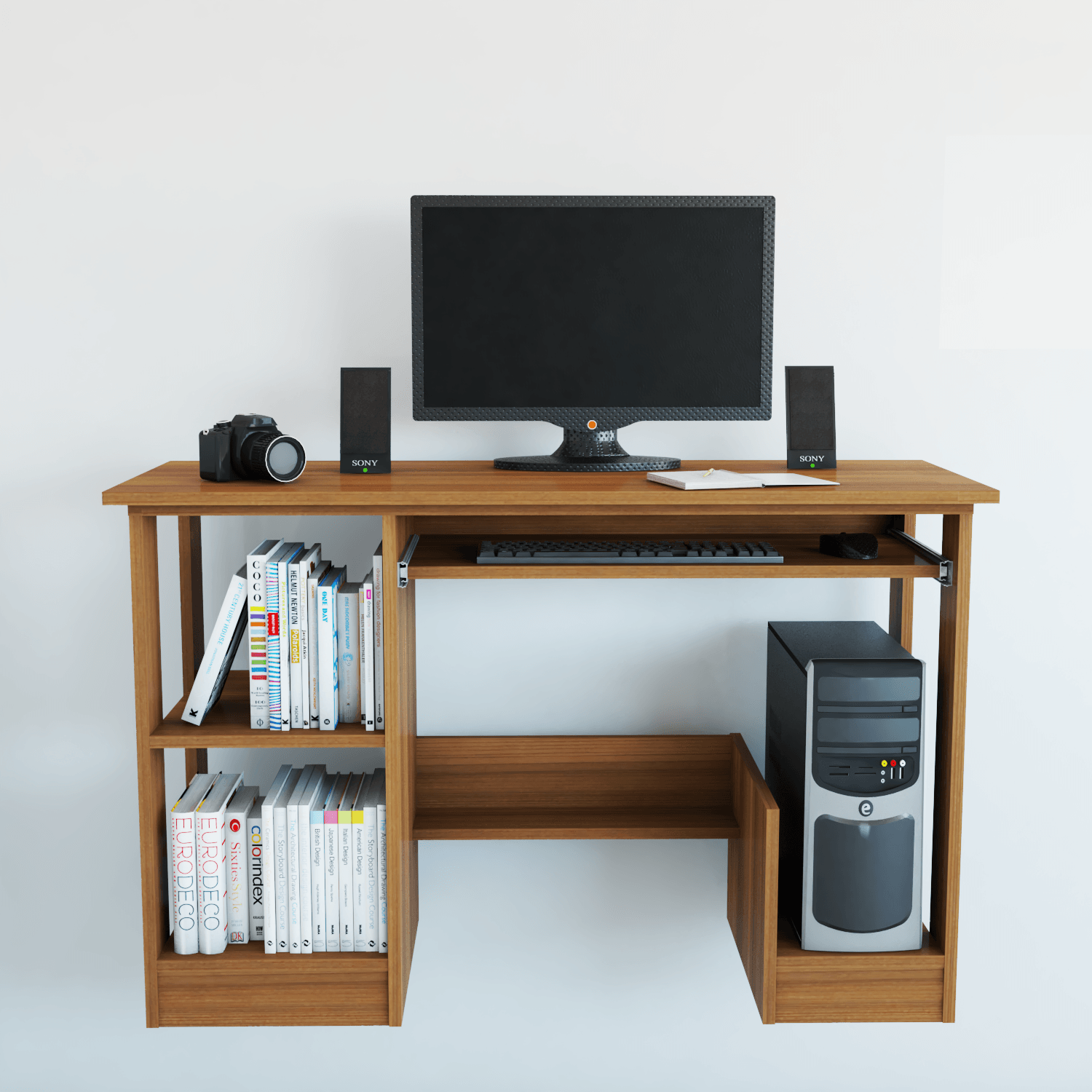 Escritorio Noosa Muebles&Estilos Color Sangría Muebles de Oficina ...