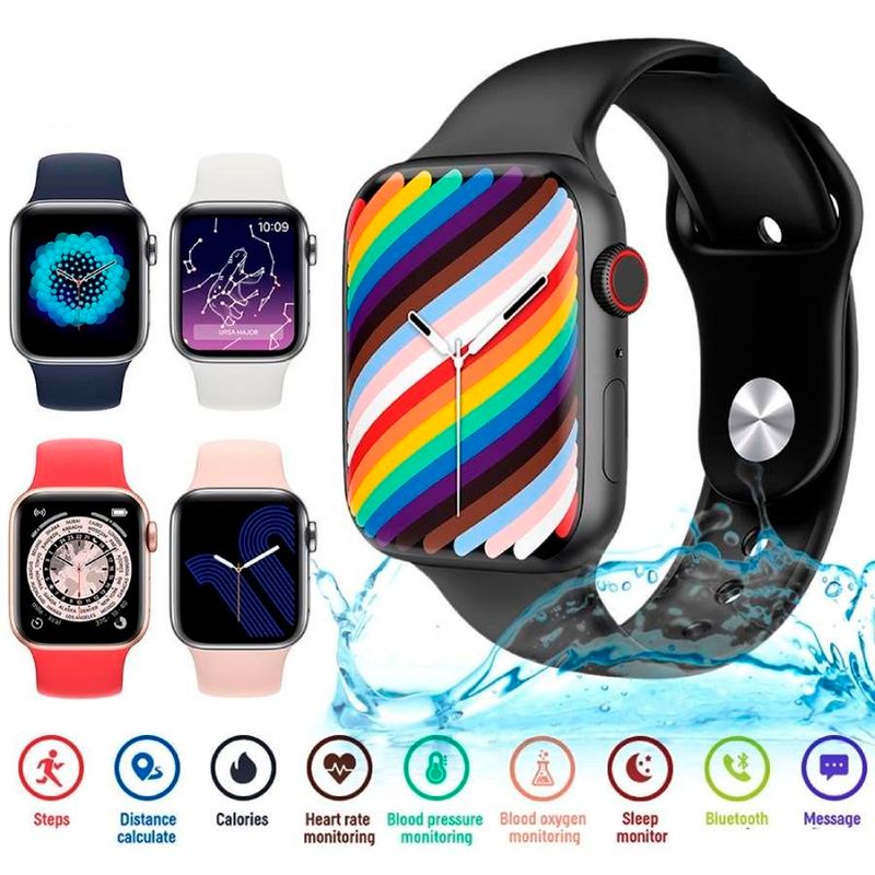 Smartwatch I7 Pro Max Series 7 Rosa - Real Plaza