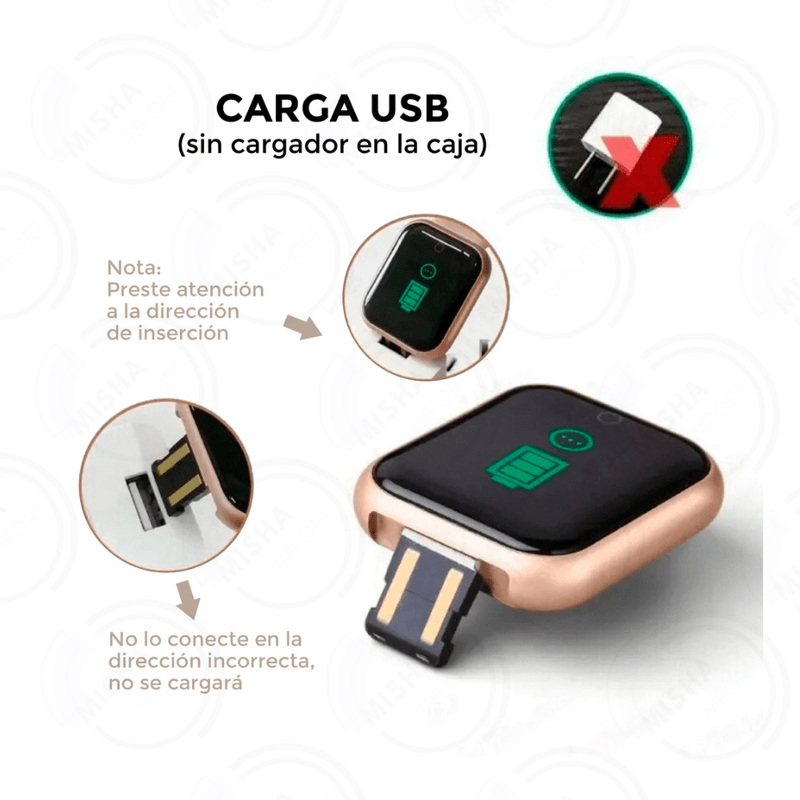 Reloj Inteligente Smartwatch Fit D20 Blanco - Real Plaza