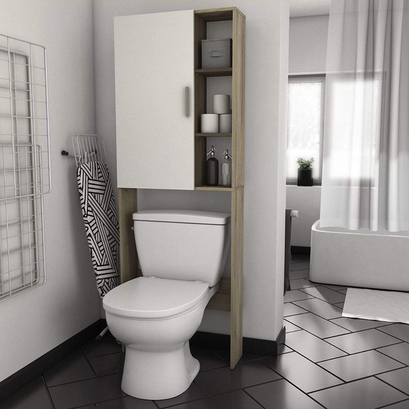 Mueble de Baño Georgia La Casa del Mueblero Blanco Con Rovere - Real Plaza