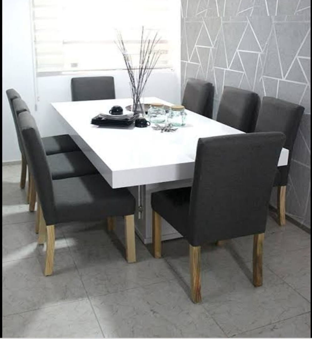 Comedor DMuebles Black Heart 8 Sillas - Real Plaza