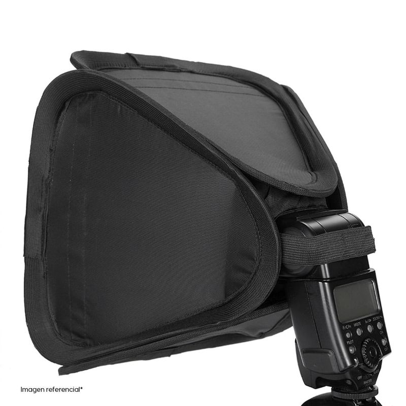 Mini Soft Box Roadtrip 40 x 40 cm, color negro - Real Plaza