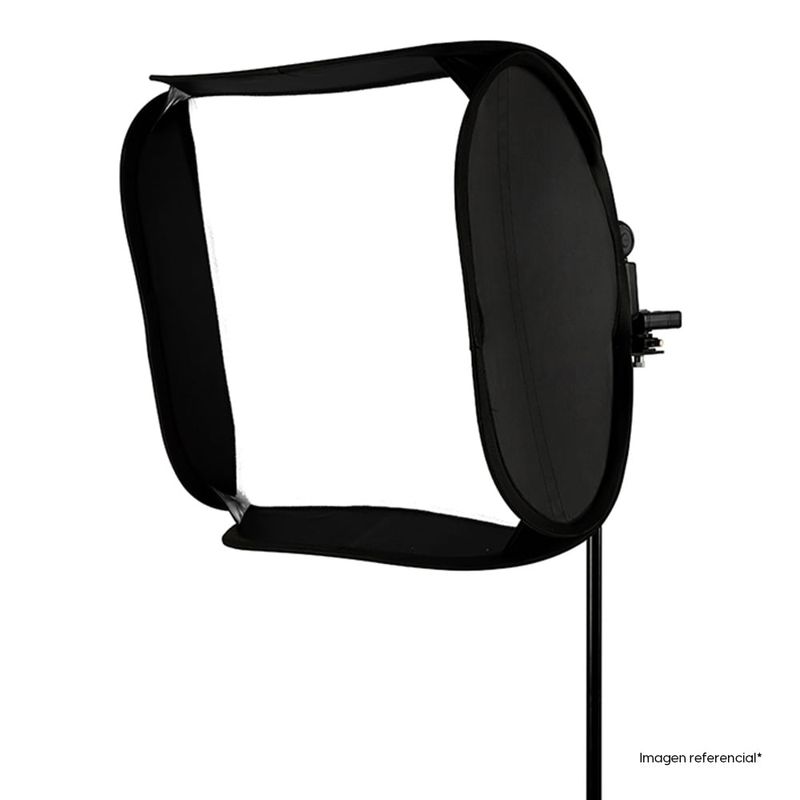 Mini Soft Box Roadtrip 40 x 40 cm, color negro - Real Plaza