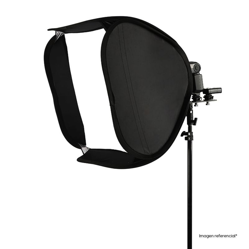 Mini Soft Box Roadtrip 40 x 40 cm, color negro - Real Plaza