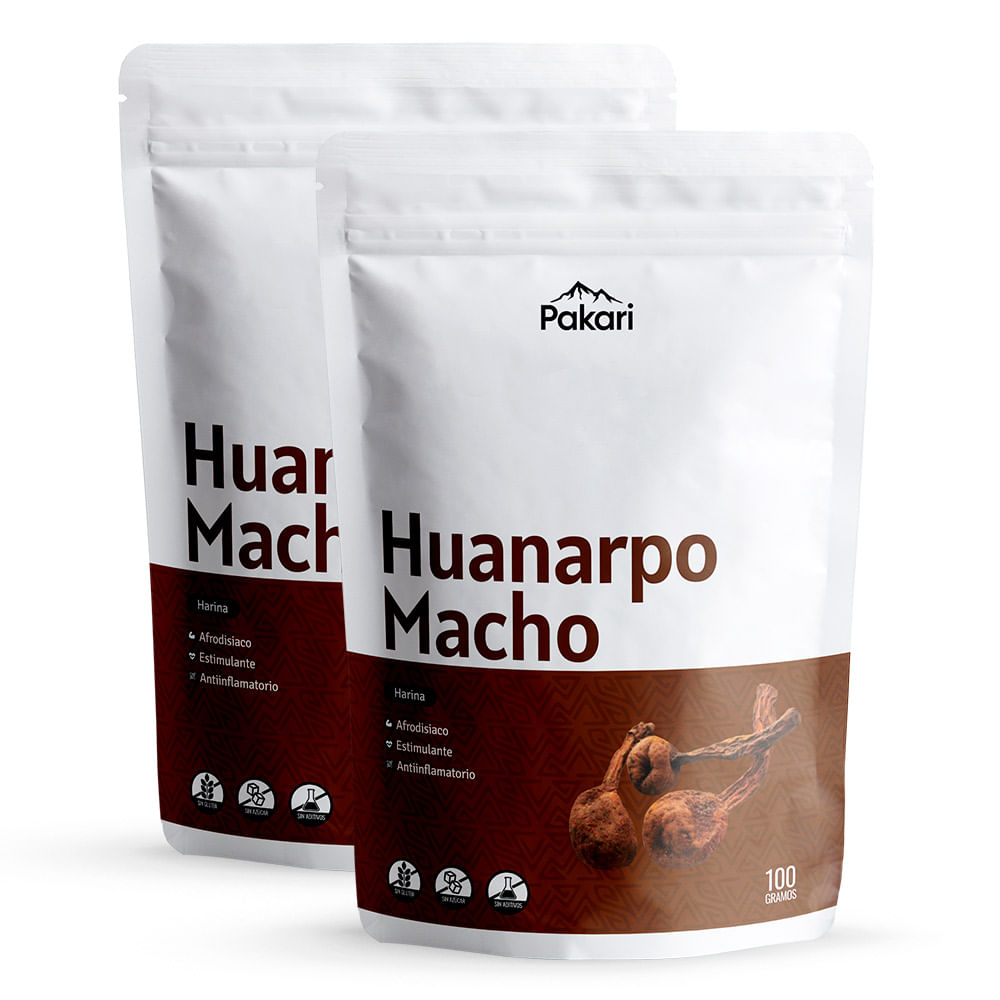 Pack Huanarpo Macho en Polvo Pakari Superfoods 100 g - Real Plaza