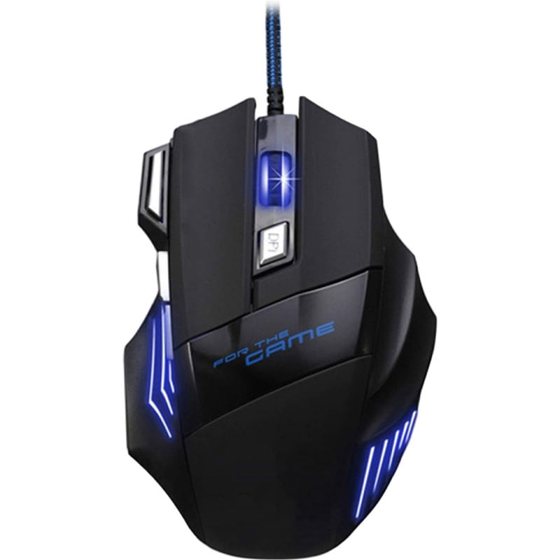 Mouse Gamer 7D Clásico con Iluminación LED RGB - Real Plaza
