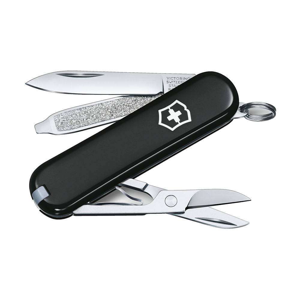Herramienta Multiusos de Bolsillo Victorinox Classic SD Negra - Real Plaza