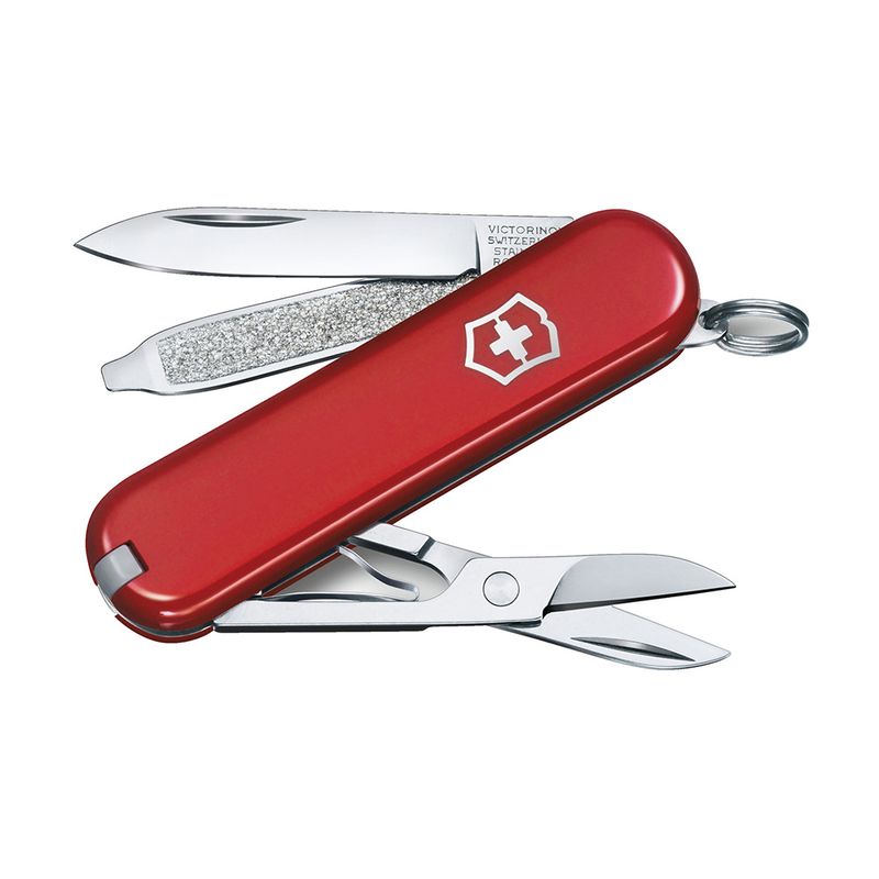 Herramienta Multiusos de Bolsillo Victorinox Classic SD Rojo - Real Plaza