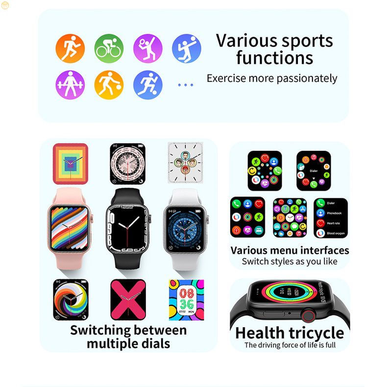 Smartwatch Series 7 T900 Pro Max Negro - Real Plaza