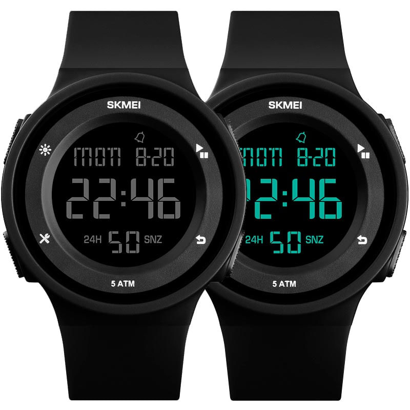 Reloj SKMEI Play 1445 Dama Sport Multi Dual Conteo Fechador - Negro ...