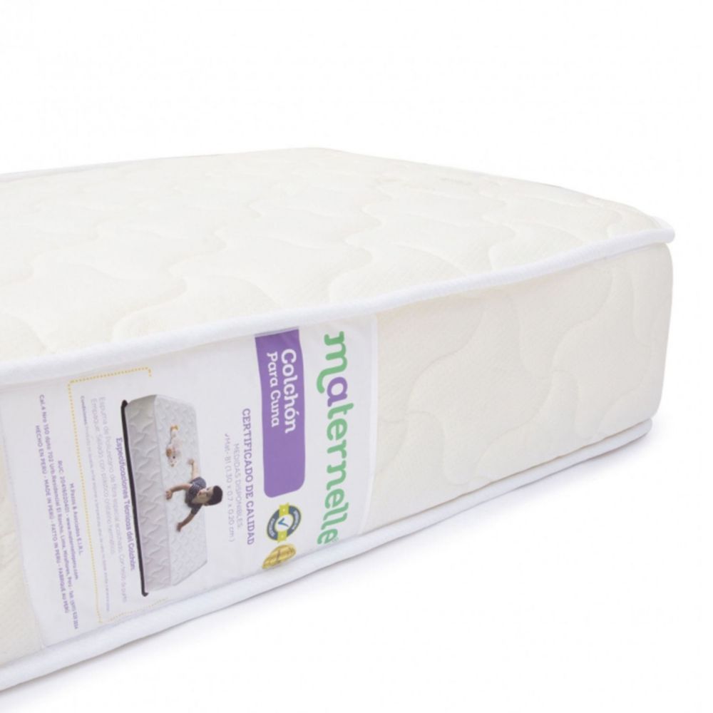Colchón Para Cuna Maternelle Blanco - Real Plaza