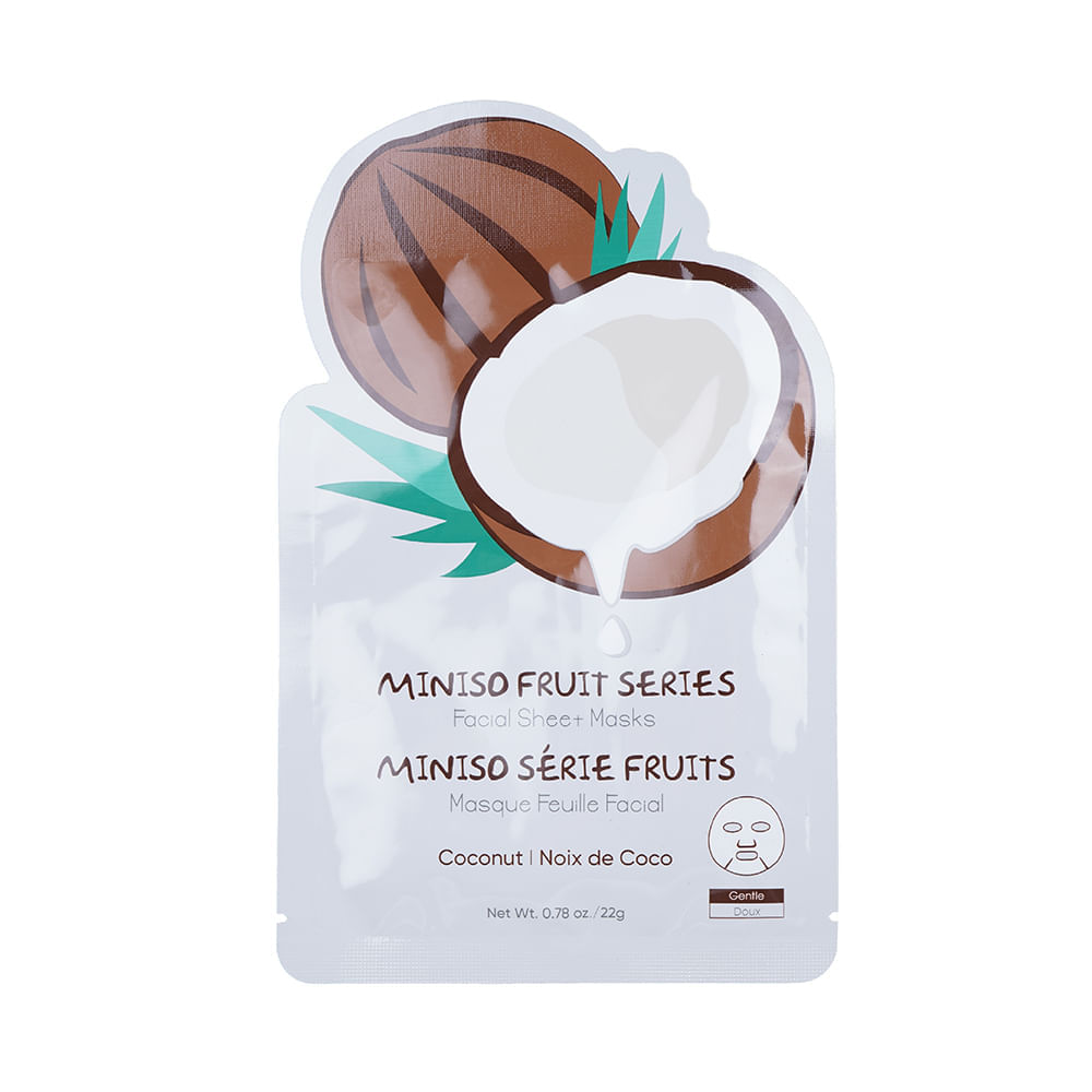 Mascarilla facial de dos pasos vitamina coco miniso - Miniso - Real Plaza