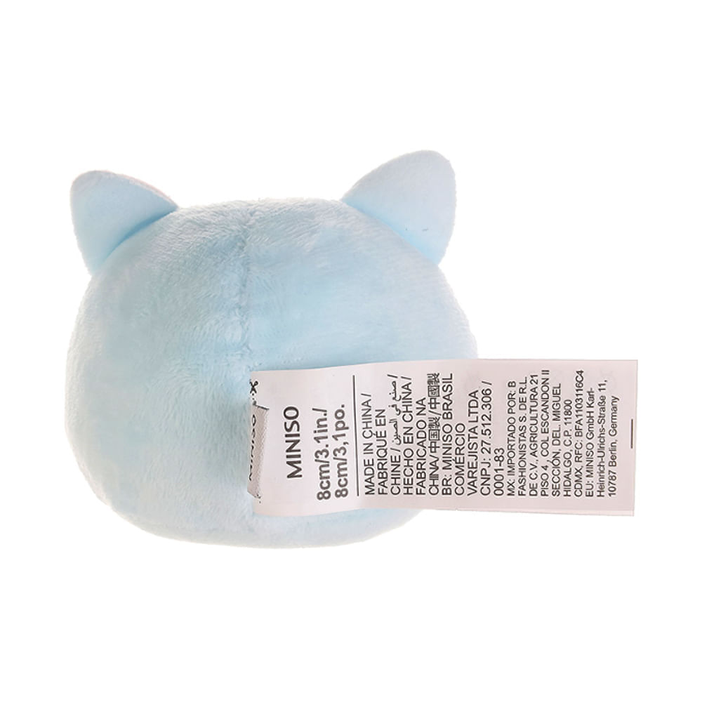 Peluche de gatito cariñoso con sonido azul - Miniso - Real Plaza