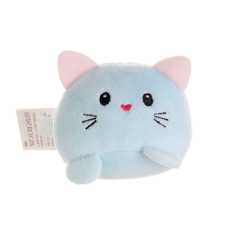 Peluche de gatito cariñoso con sonido azul - Miniso - Real Plaza