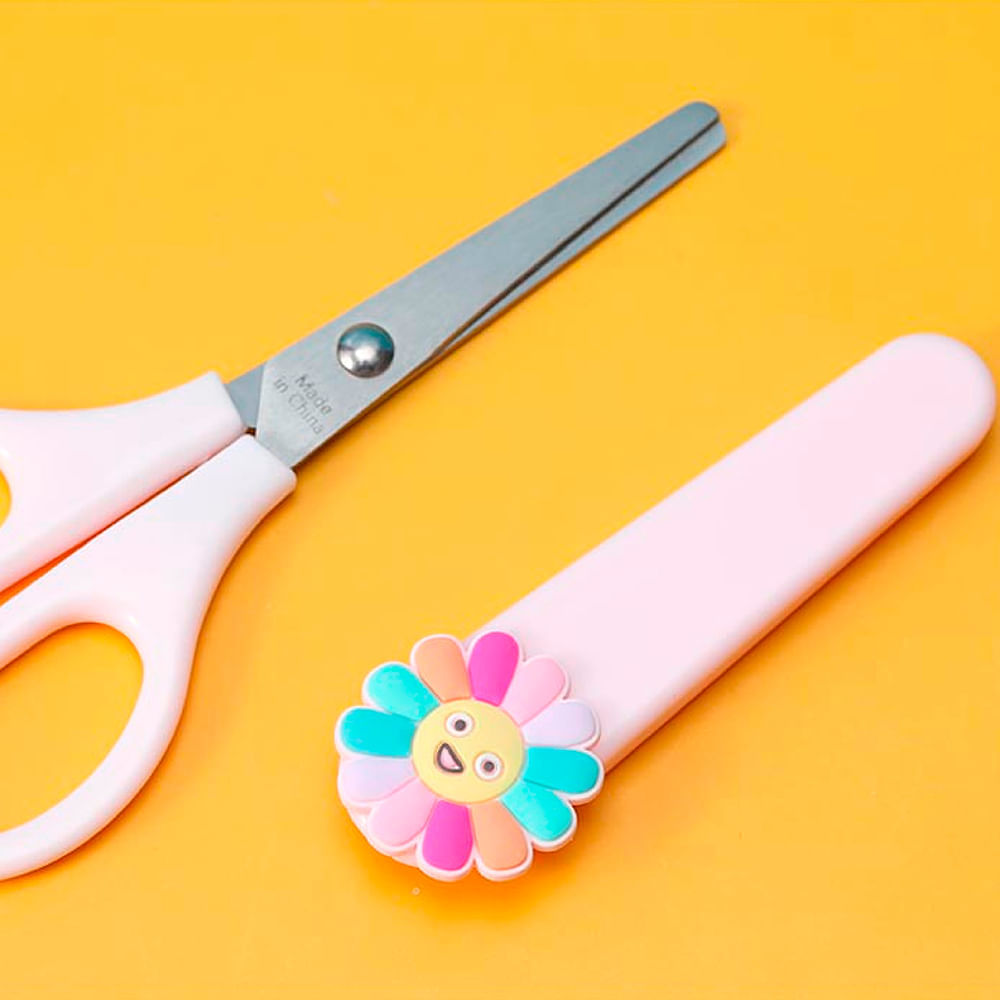 Tijeras flor rosa - Miniso