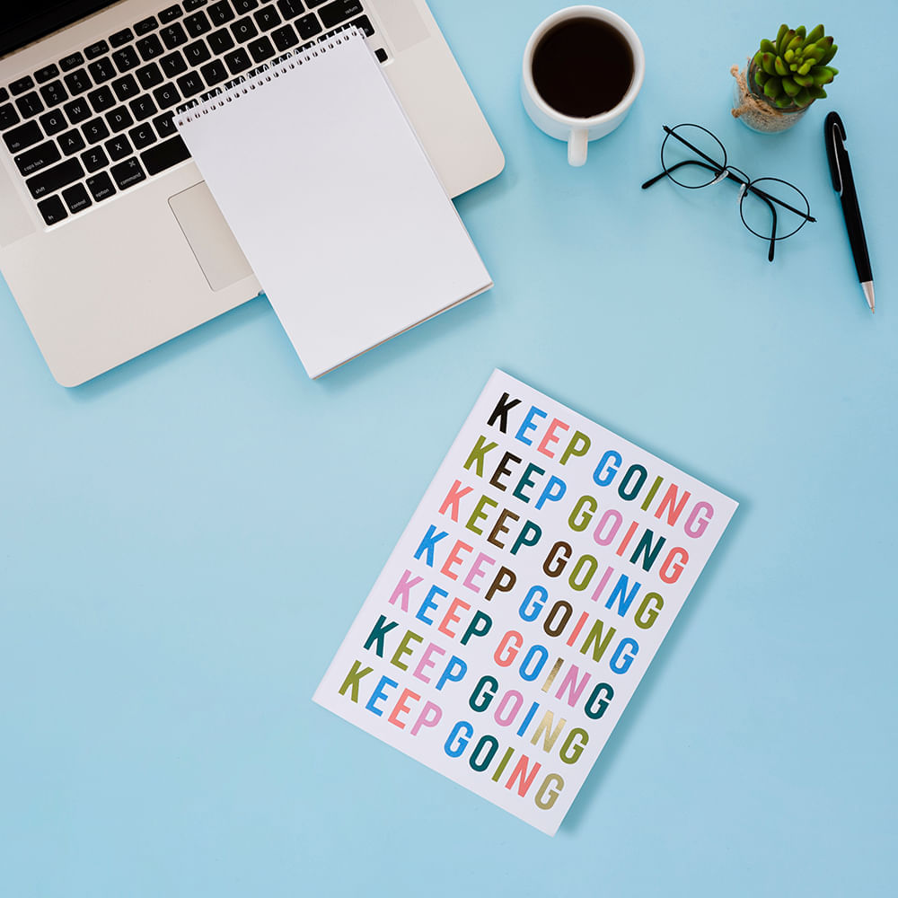 Cuaderno de tapa dura A5 progreso continuo 96 hojas - Miniso - Real Plaza