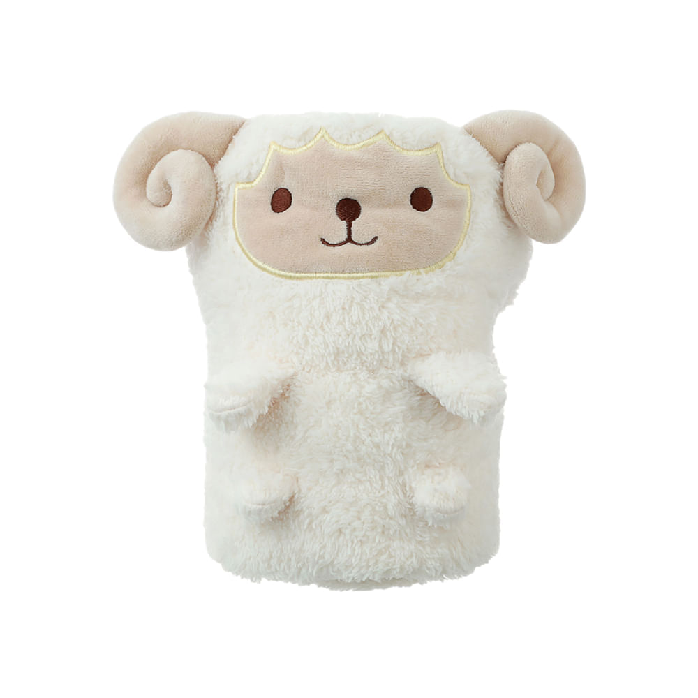 Manta de peluche animal de cordero - Miniso - Real Plaza