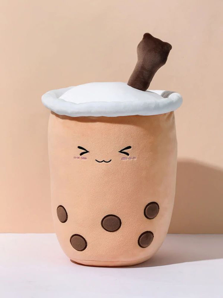Peluche de little bear milk tea con popote cafe beverage series ...