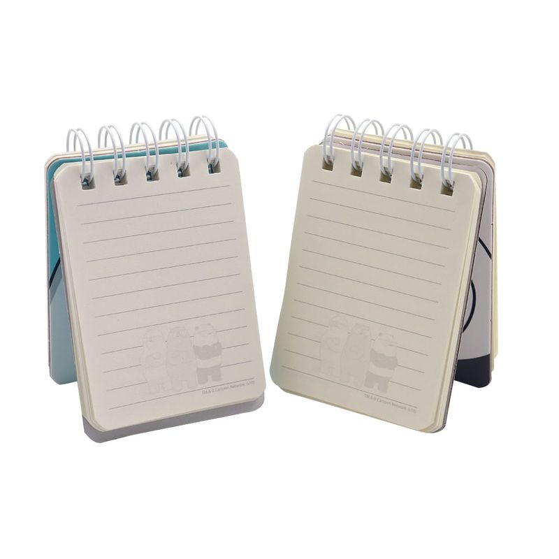 Paquete de libreta de notas con espiral 2 pzas 100 hojas modelos mixtos ...