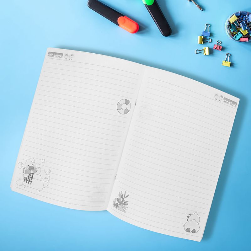 Cuaderno 16k diving duck series goggles diving duck 80 hojas - Miniso ...