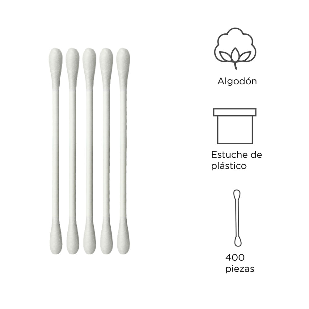 Hisopos de doble cabeza con palo de papel we bare bears collection 400 ...