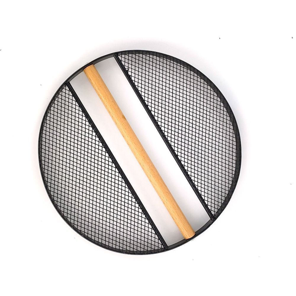 Porta Olla Negro de Madera - Real Plaza