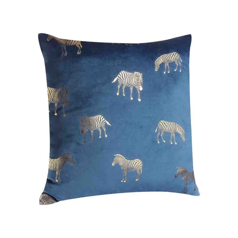 Cojín de zebra azul rainforest series - Miniso - Real Plaza