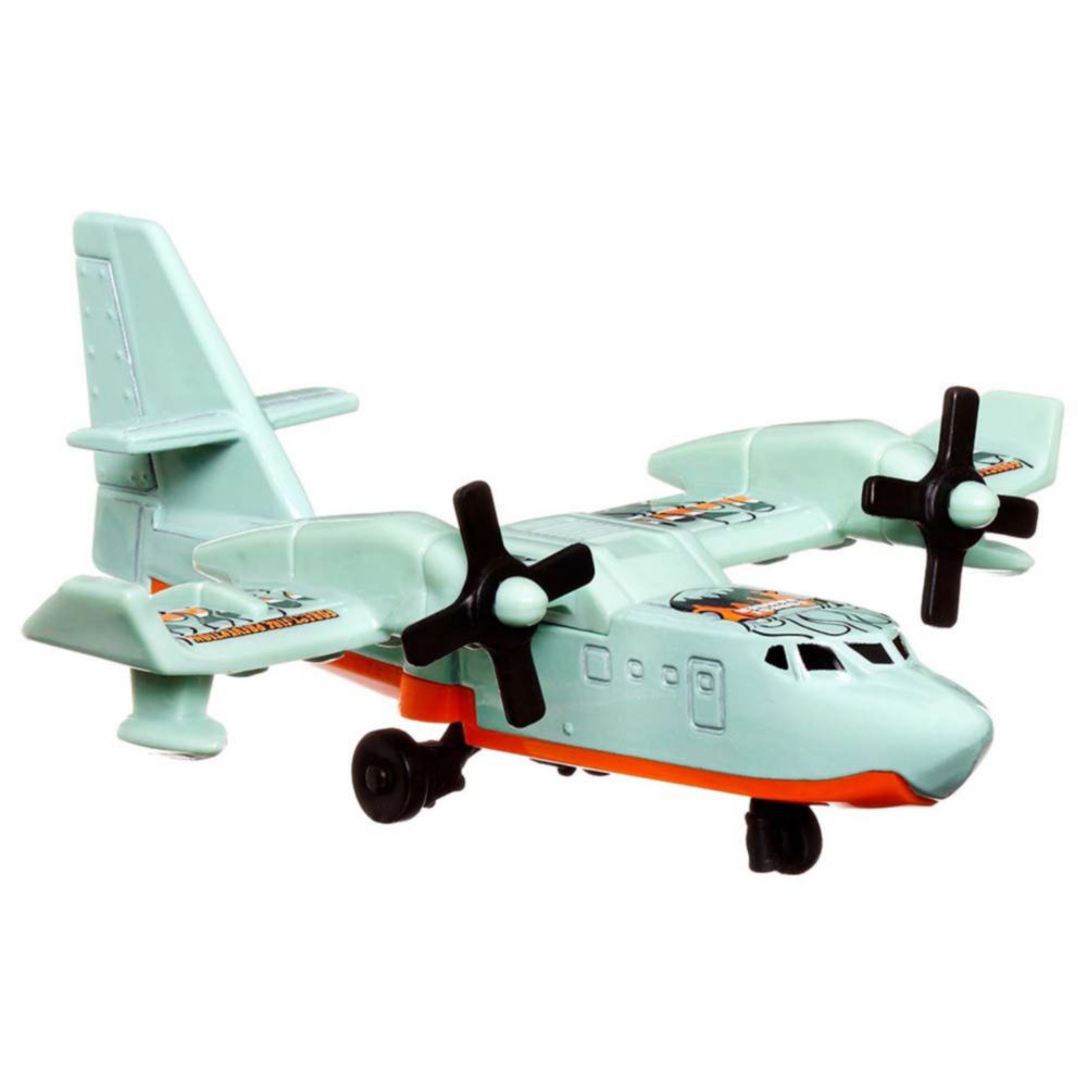 Vehículo Matchbox Sky Busters + Tapete Twin Engine Blaze Hht34 - Real Plaza