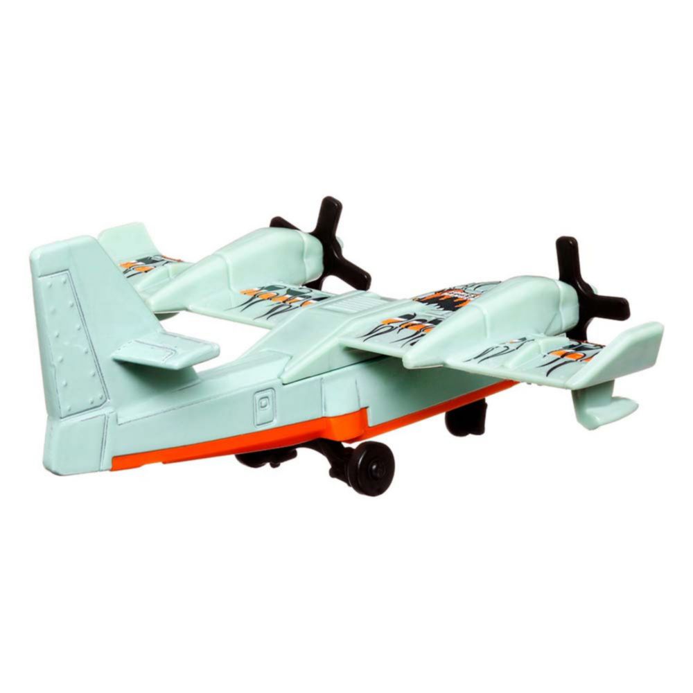 Vehículo Matchbox Sky Busters + Tapete Twin Engine Blaze Hht34 - Real Plaza