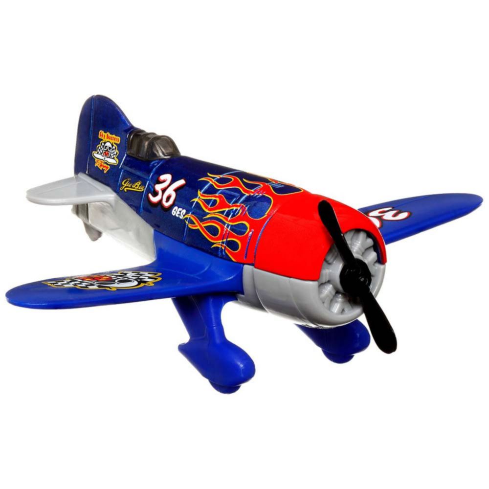 Vehículo Matchbox Sky Busters + Tapete De Juego Gee Bee Hht34 - Real Plaza