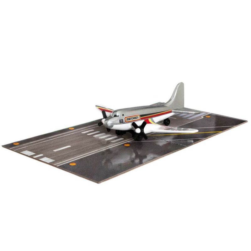 Vehículo Matchbox Sky Busters + Tapete De Juego Airliner Hht34 - Real Plaza