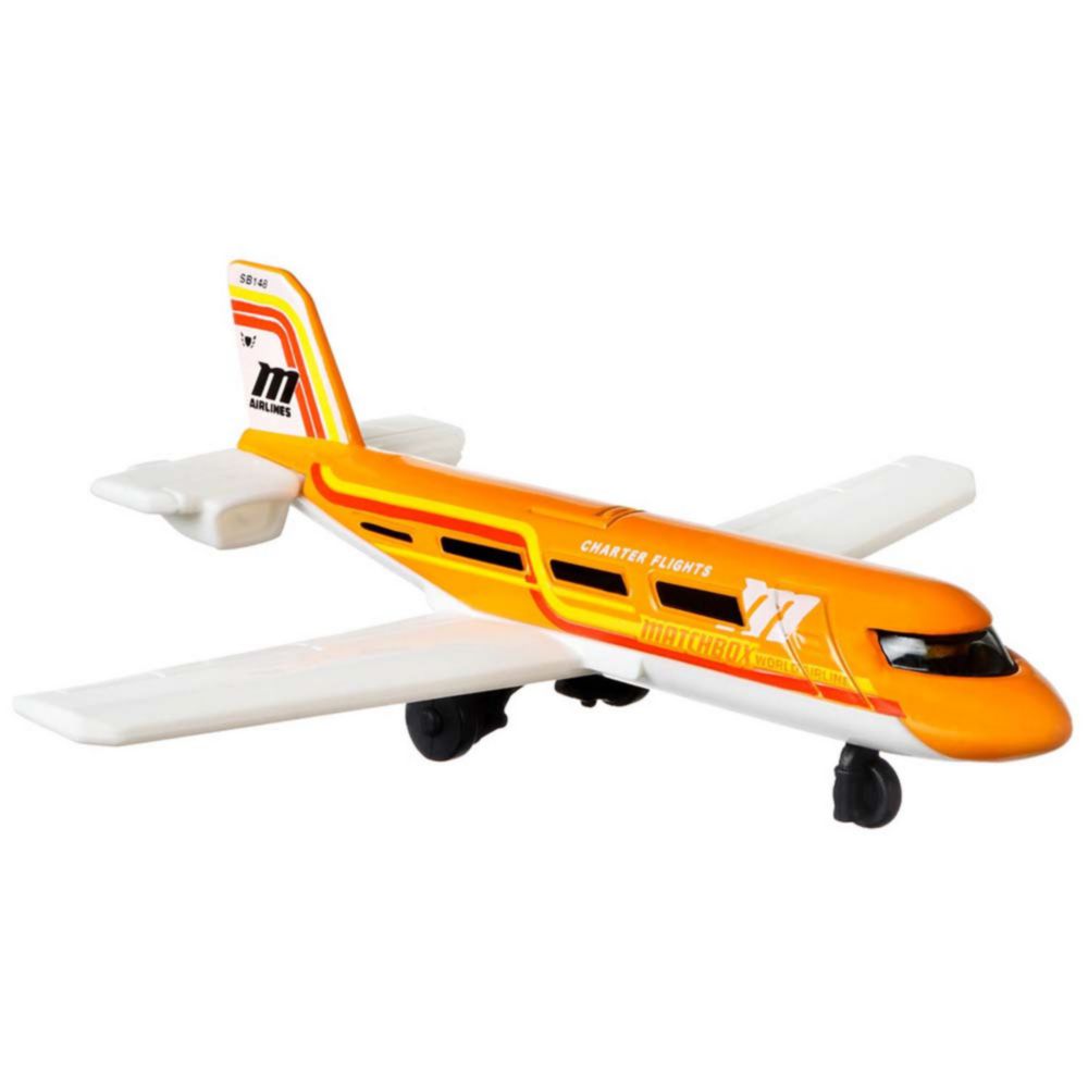 Vehículo Matchbox Sky Busters + Tapete Juego Jet Privado Hht34 - Real Plaza