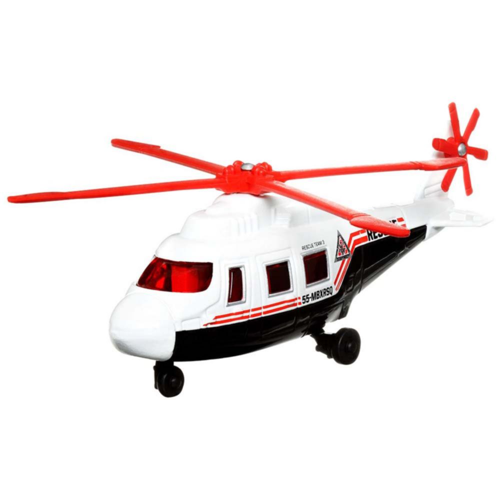 Vehículo Matchbox Sky Busters + Tapete Helicóptero Rescate Hht34 - Real ...